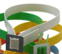 Horse neck strap, blank, 44" long, white – Agtech Inc