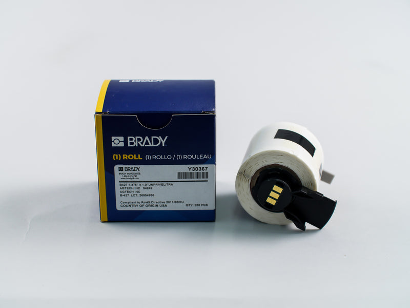 Label, Nitrogen Stable, Yellow, 1.375 Inch x 1.0 Inch, 250/Roll, Each ...