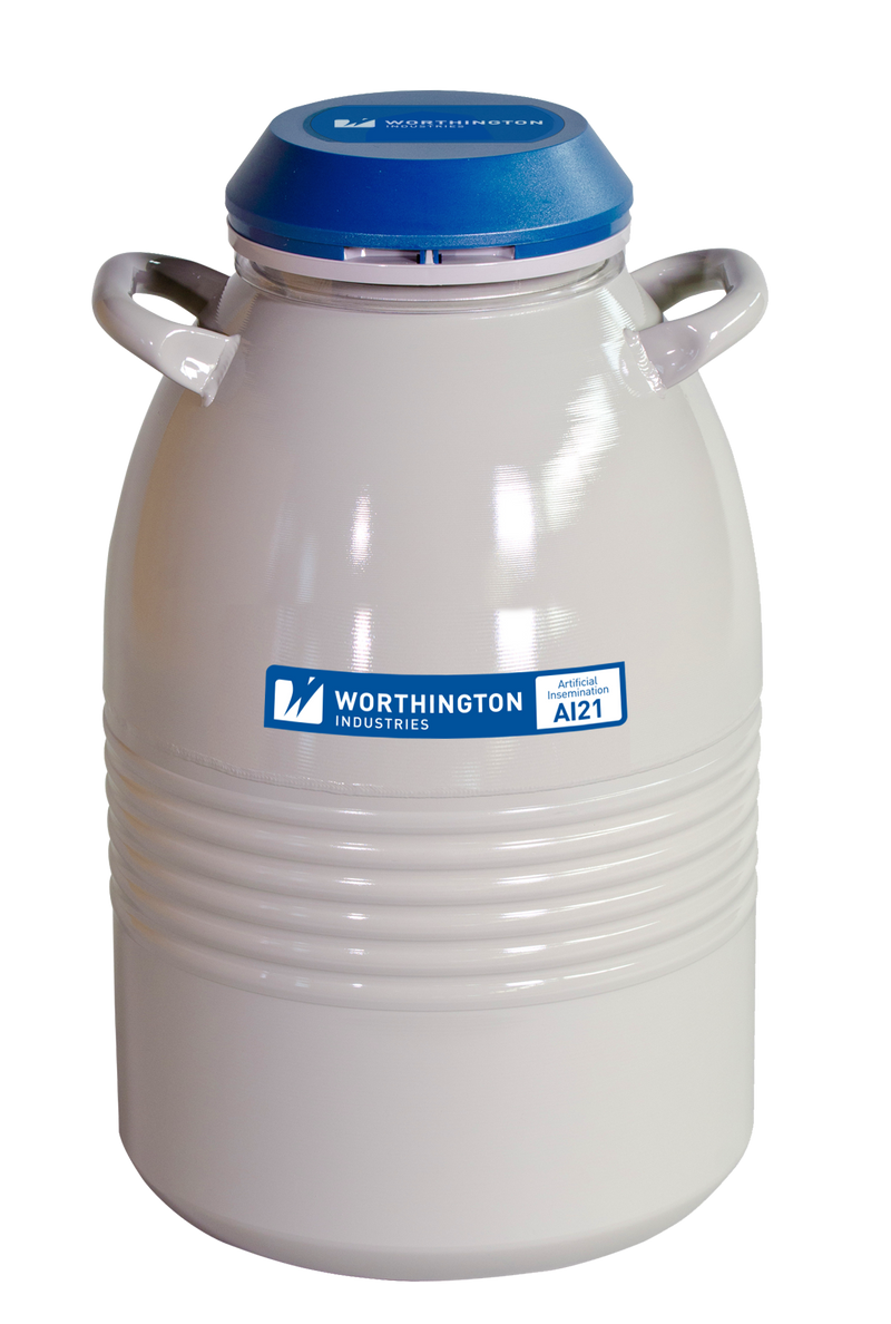 Nitrogen Tank, XT21-AI, w/6x11" Canisters, Each – Agtech Inc